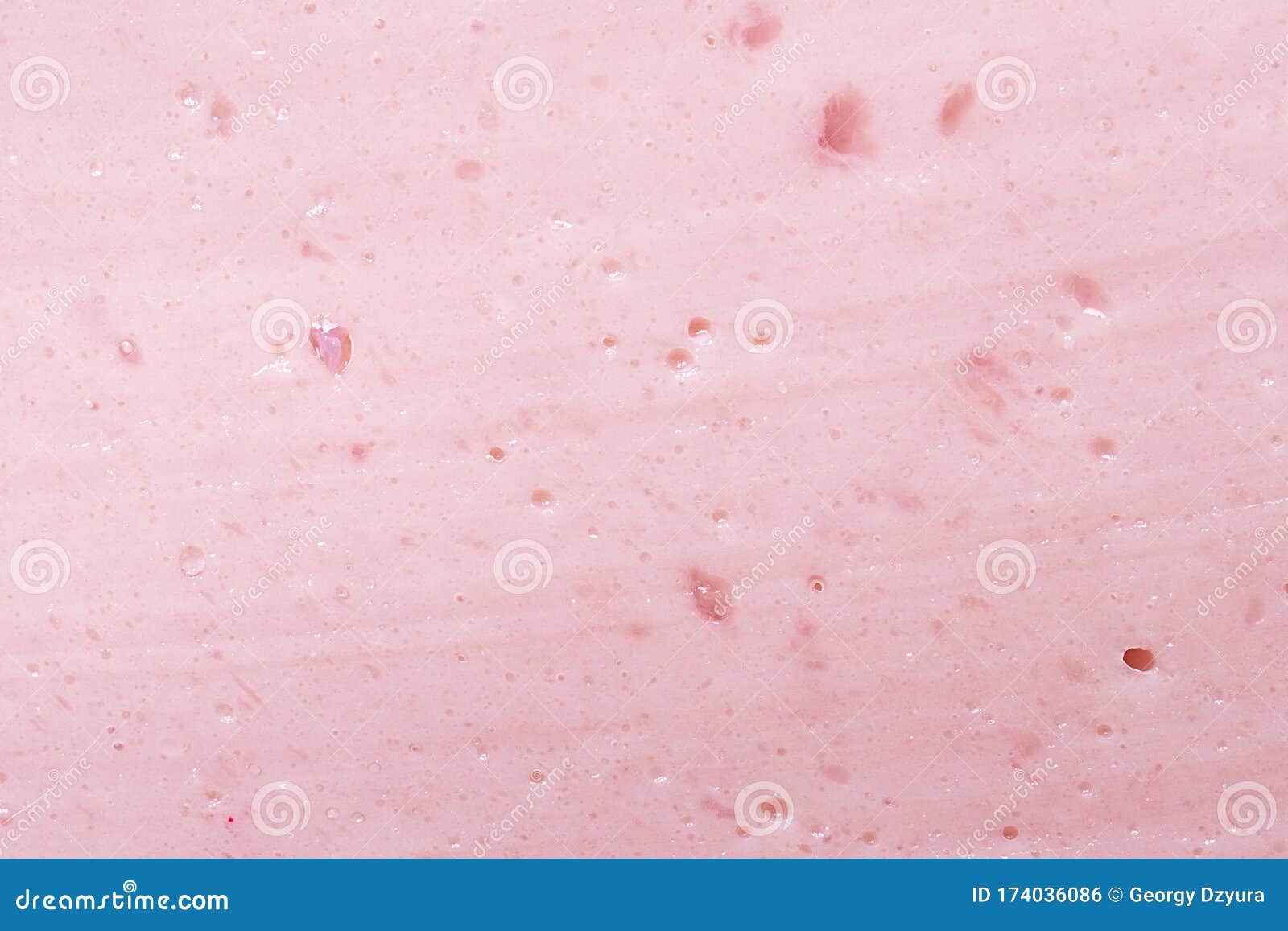 Texture of a Slice of a Tasty Boiled Sausage Macro Stock Photo - Image ...