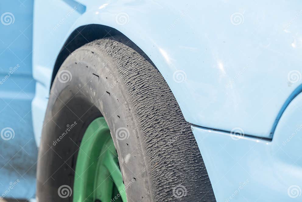 Texture of slick tire stock photo. Image of contest, transportation ...