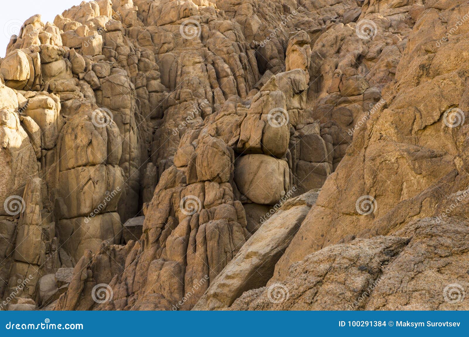 The Texture of the Slope of the Cliff Stock Photo - Image of excursion ...