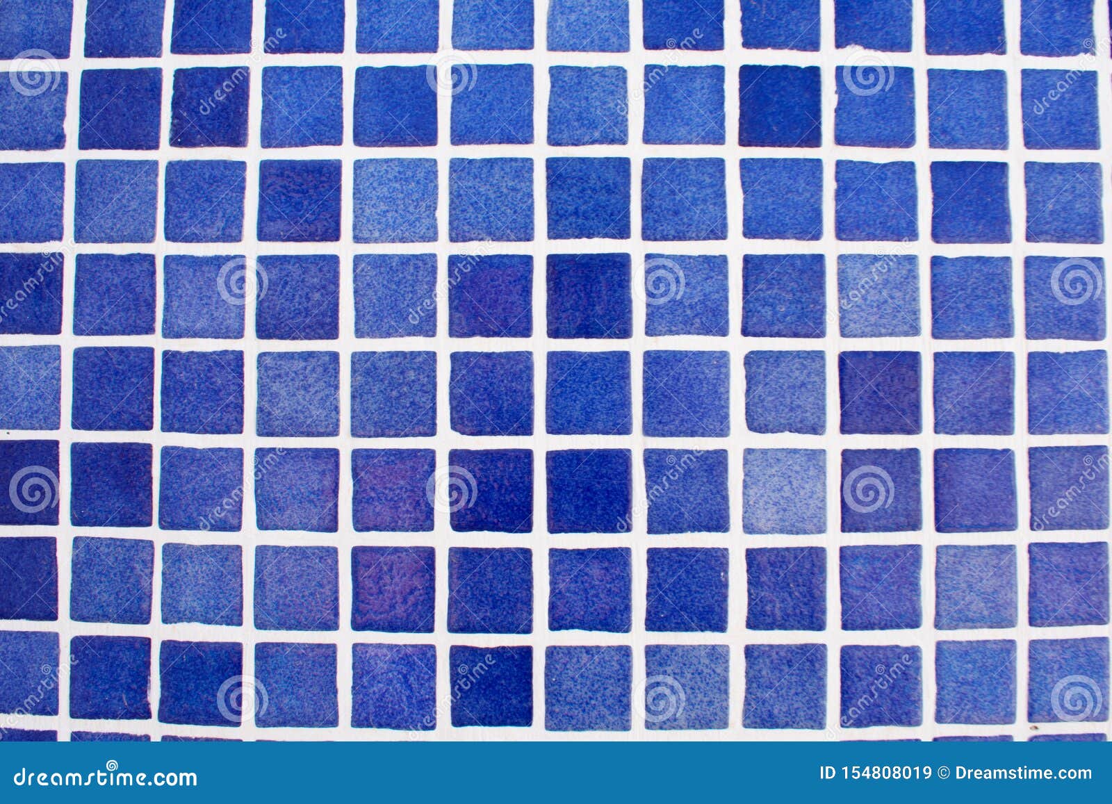Texture of Small Blue Tiles Stock Image - Image of symmetry, square ...