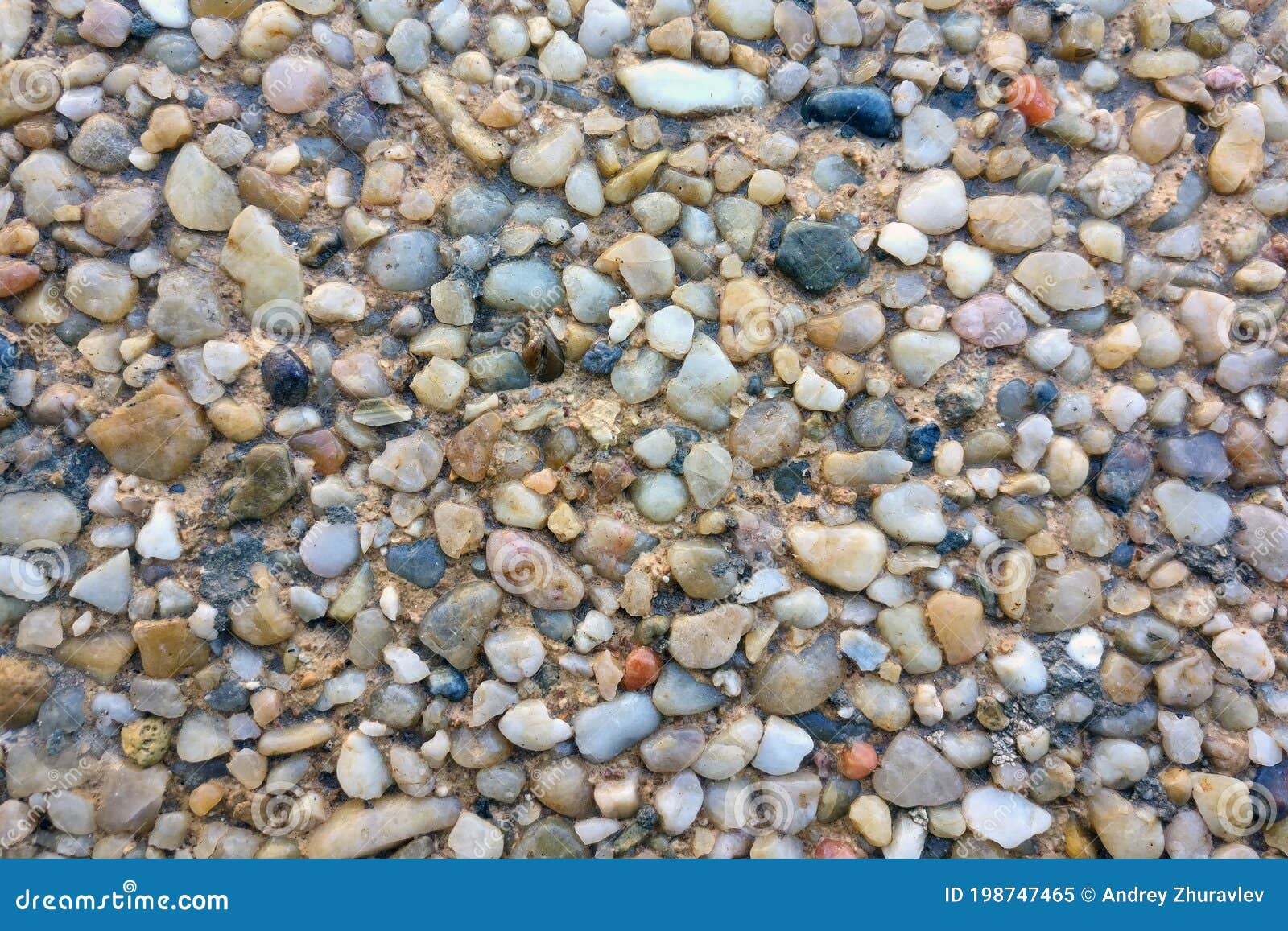 Texture of Small Colored Pebbles on the Beach Stock Image - Image of ...