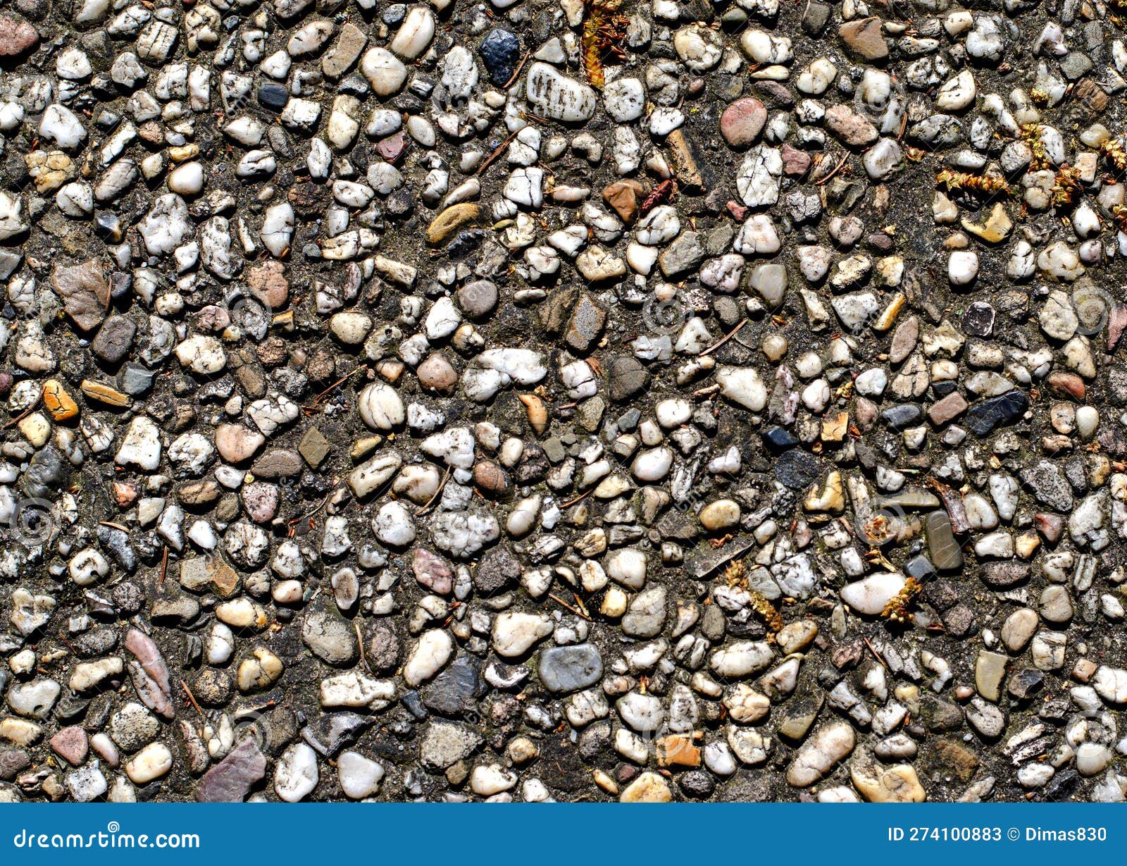 Sea Pebbles Of Different Sizes Are Washed With Water. Royalty-Free ...