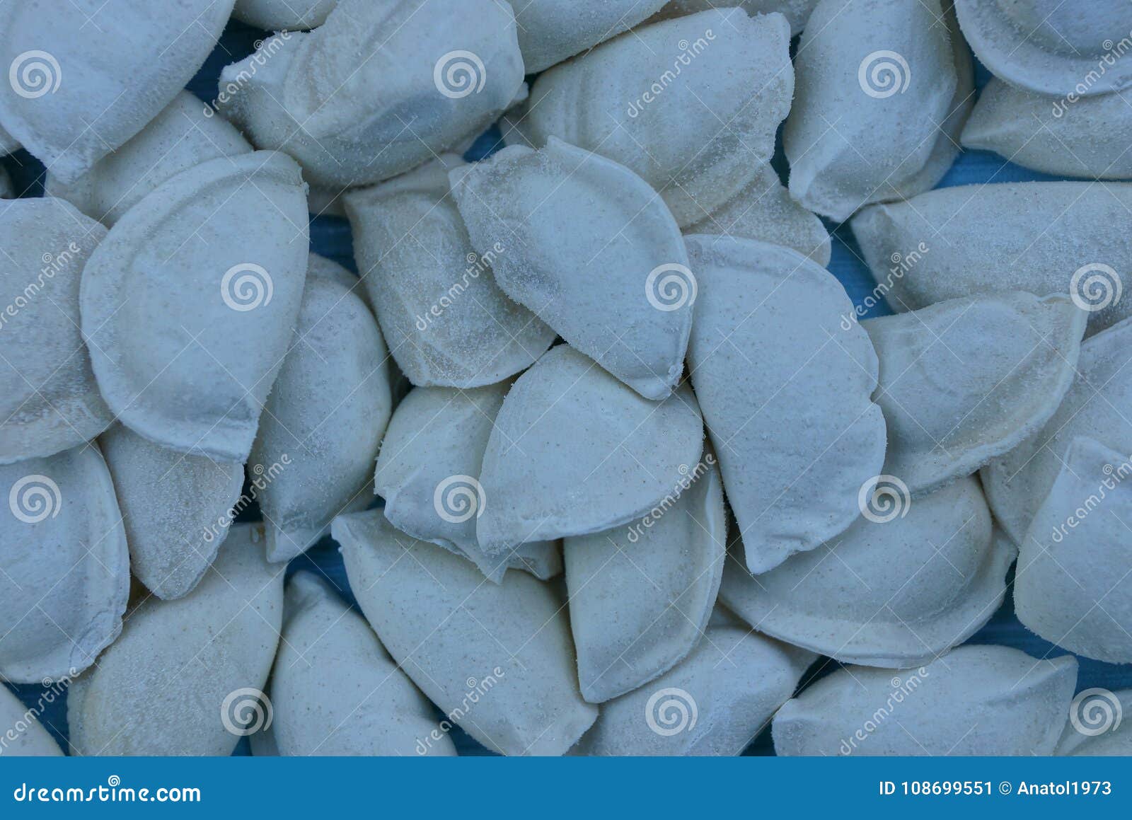 Texture of Small Dumplings on the Table Stock Image - Image of homemade ...