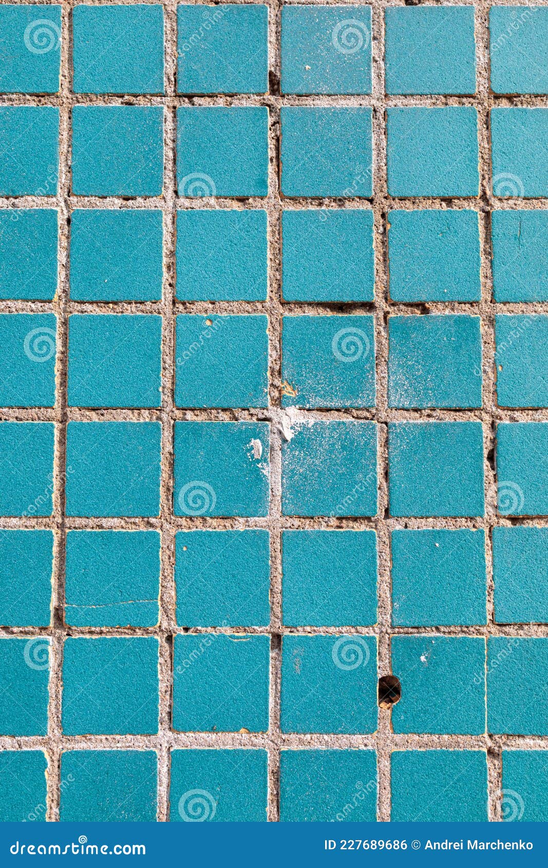 Texture of Small Mosaic Tiles and Cement Close Up Stock Photo - Image ...