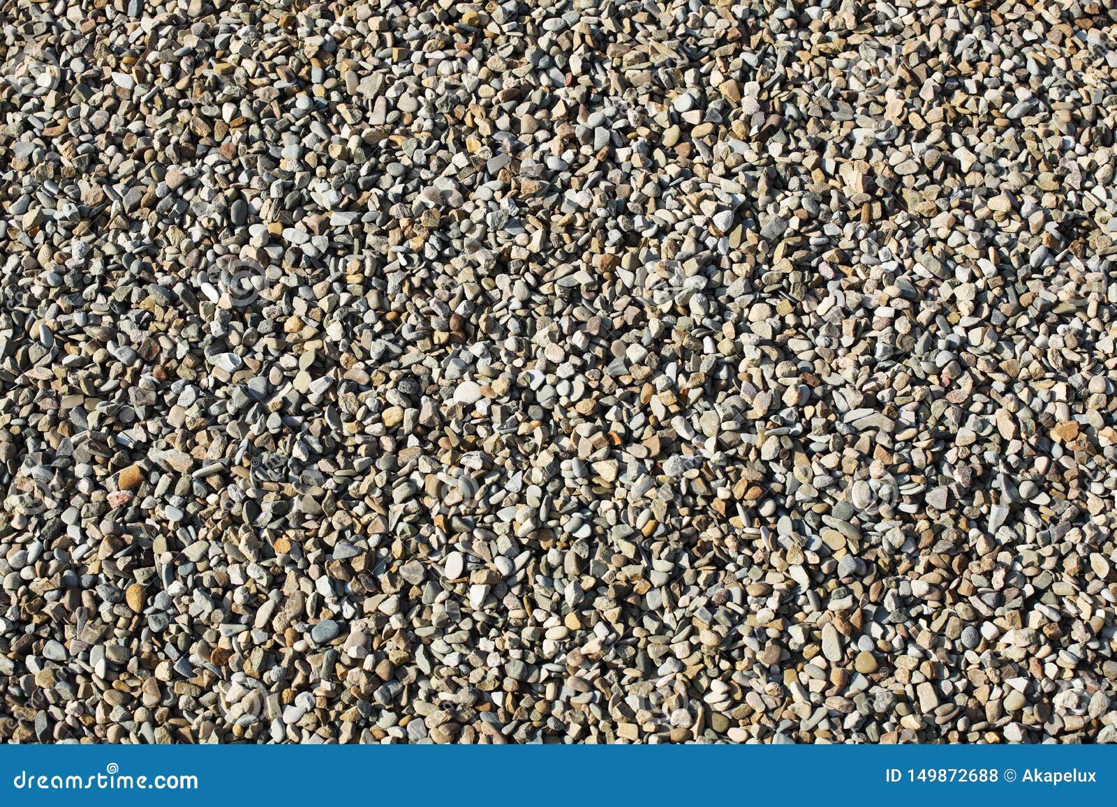 Texture: Small Sanded Gravel. Small White Chalk Stones. Artistic ...
