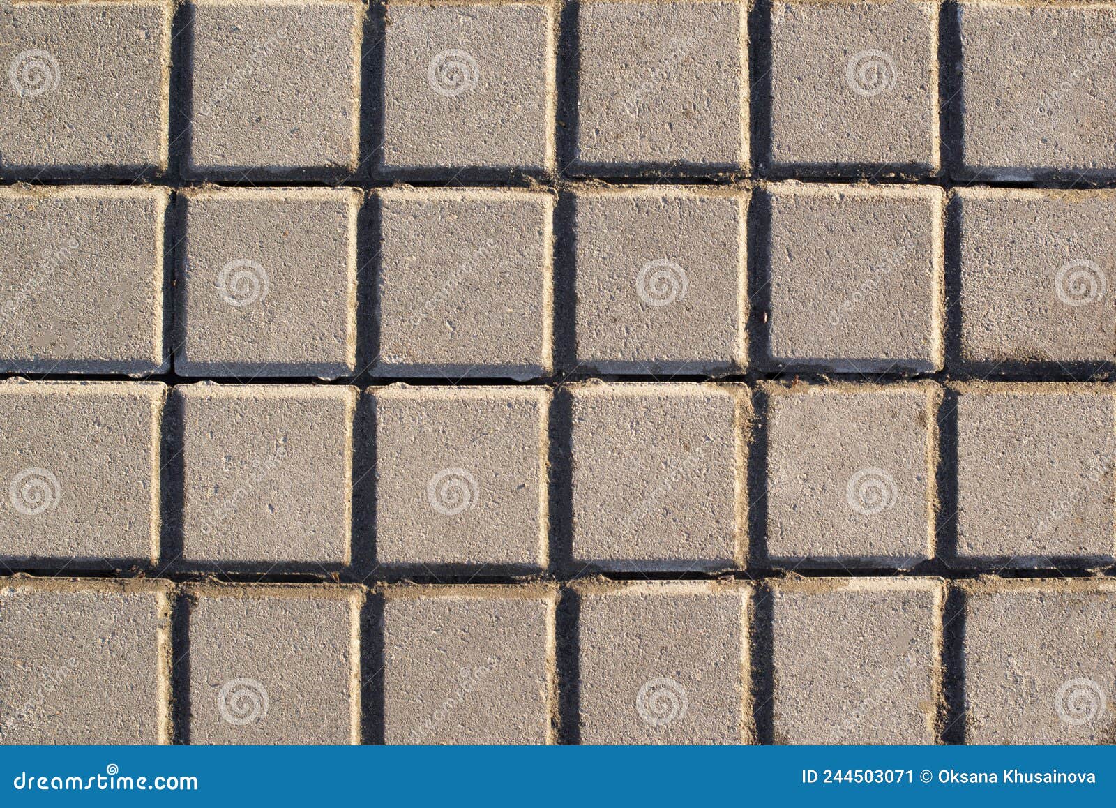 Texture of Small Square Slabs on the Road Stock Image - Image of brick ...