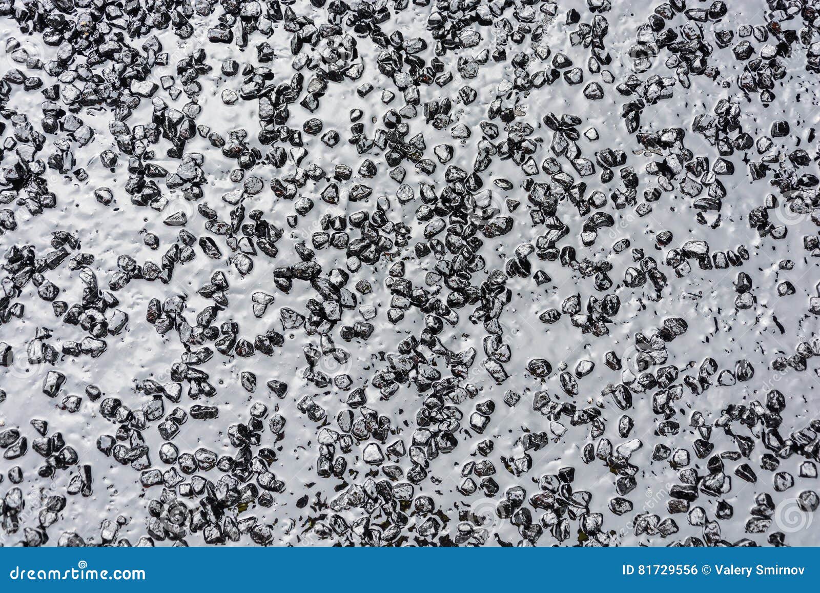 Texture Small Stones in the Bitumen. Stock Photo - Image of bitumen ...