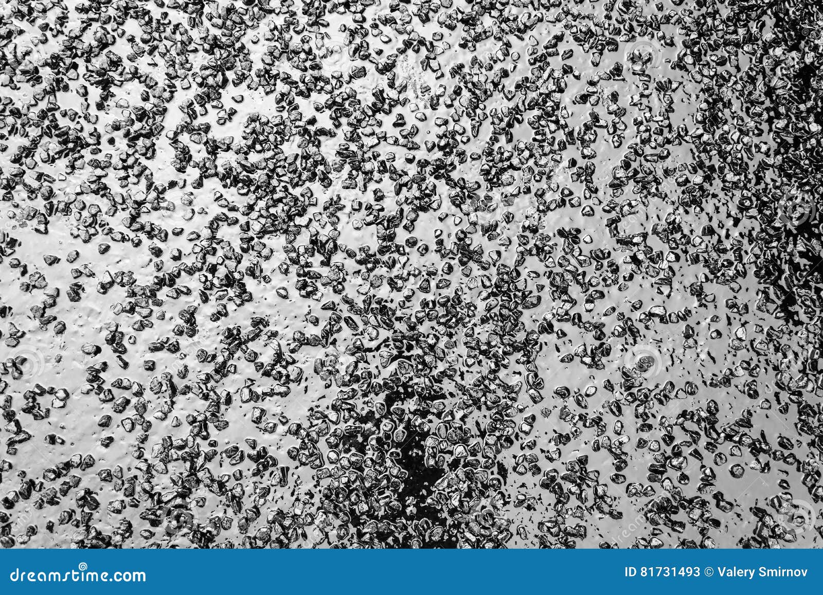 Texture Small Stones in the Bitumen. Stock Image - Image of texture ...