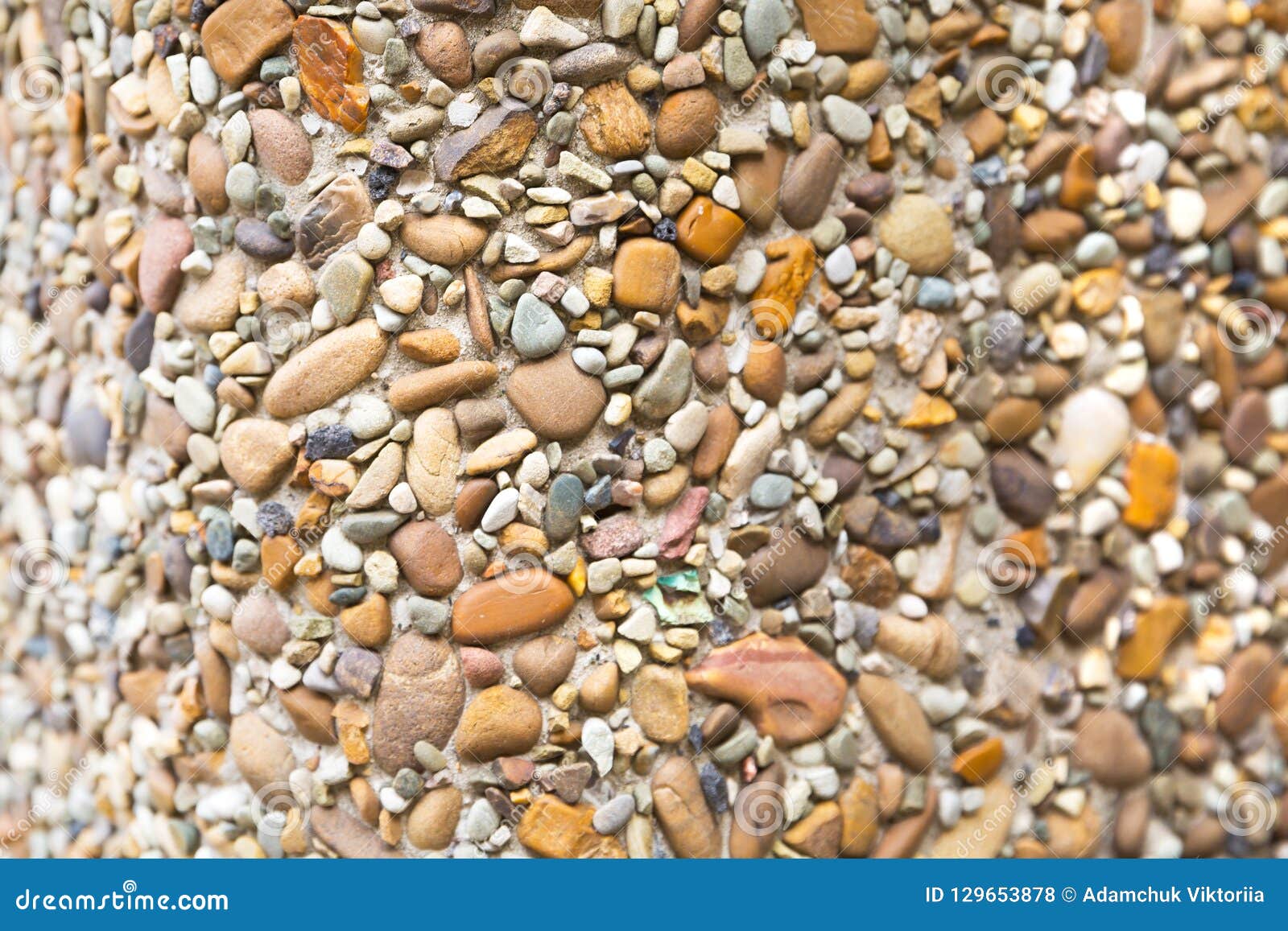 Texture of Small White Cobble Stone. Copyspace, Place for Text Stock ...