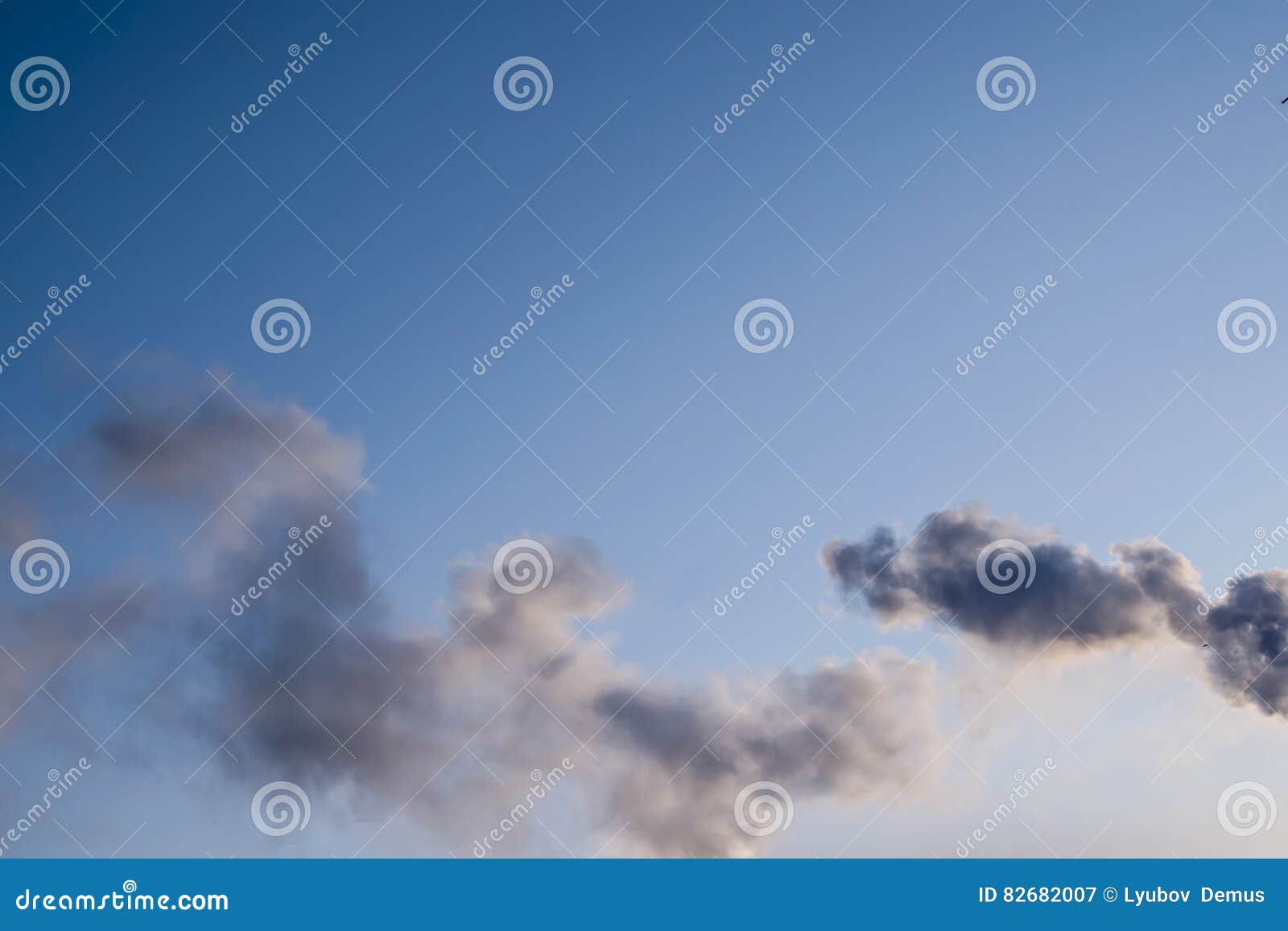 The Texture of the Smoke on Sky Background Stock Image - Image of ...