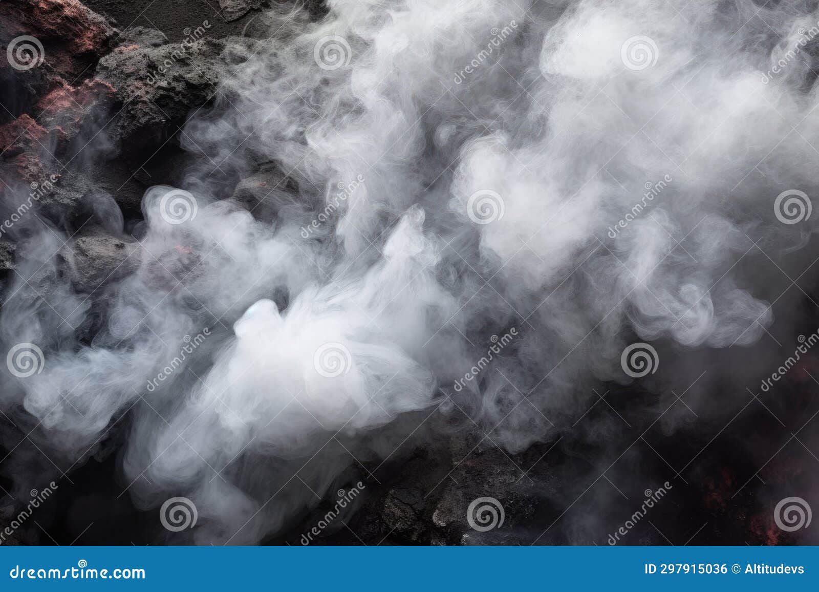Texture of Smoke from a Volcano Replica Stock Photo - Image of ...