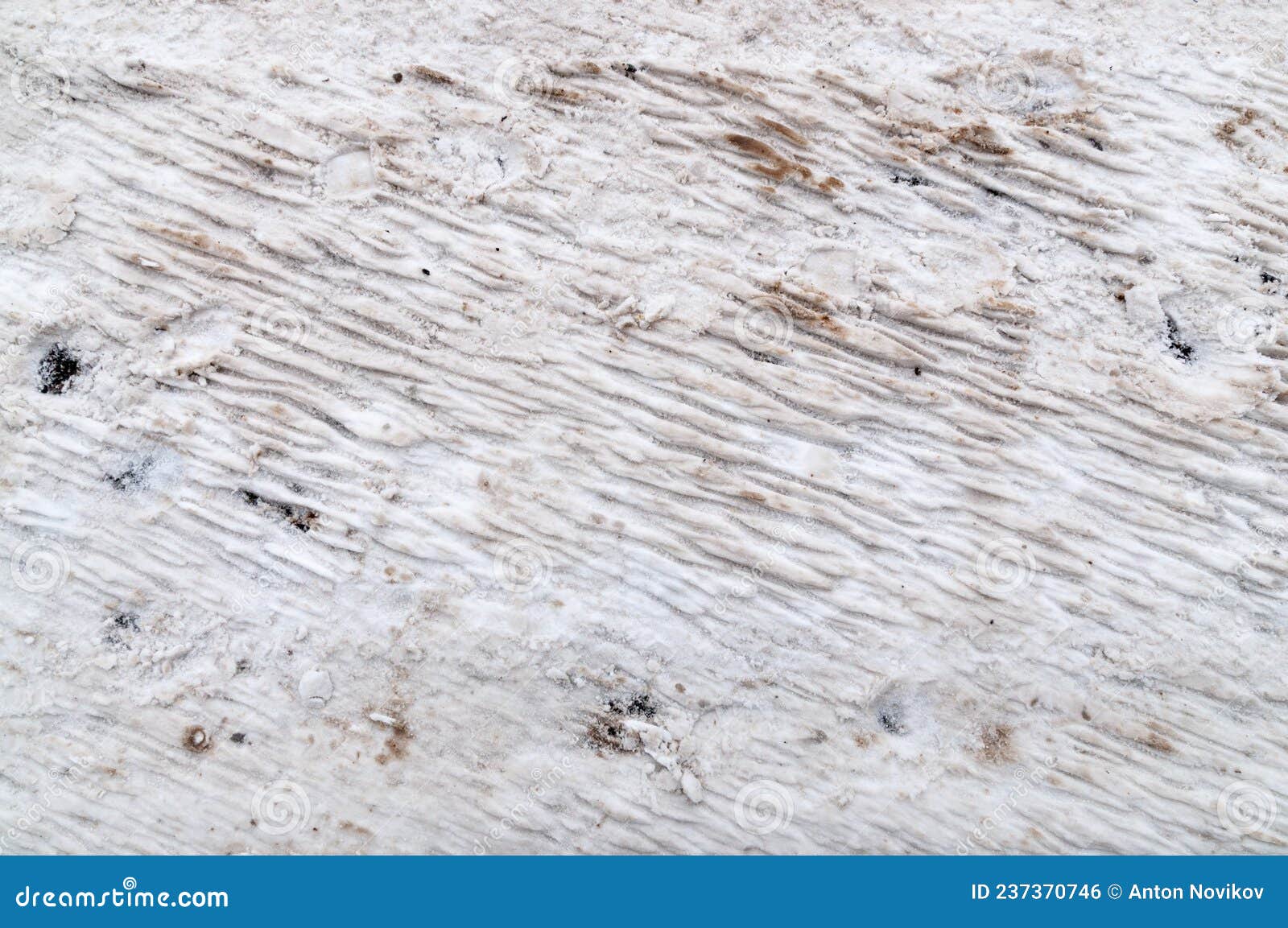 Texture of the Snow Surface on the Road Stock Photo - Image of street ...