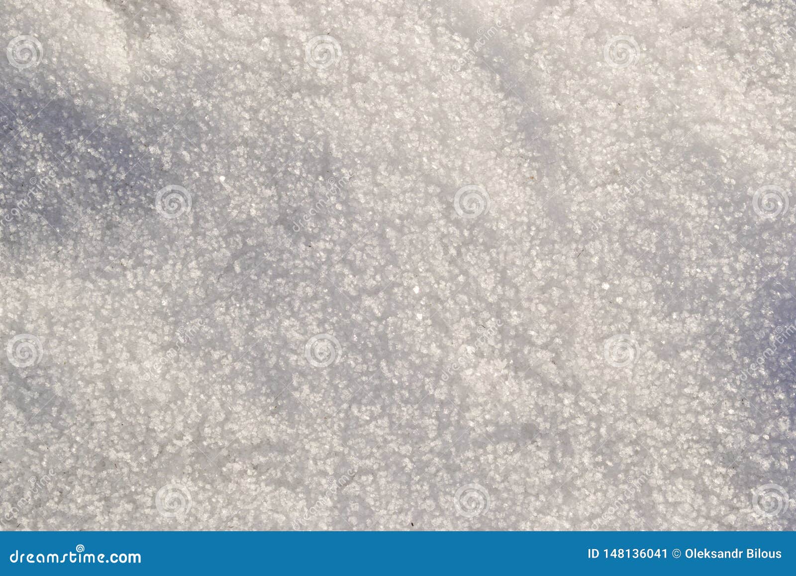 The Texture of the Snow Surface Stock Image - Image of fresh, nature ...