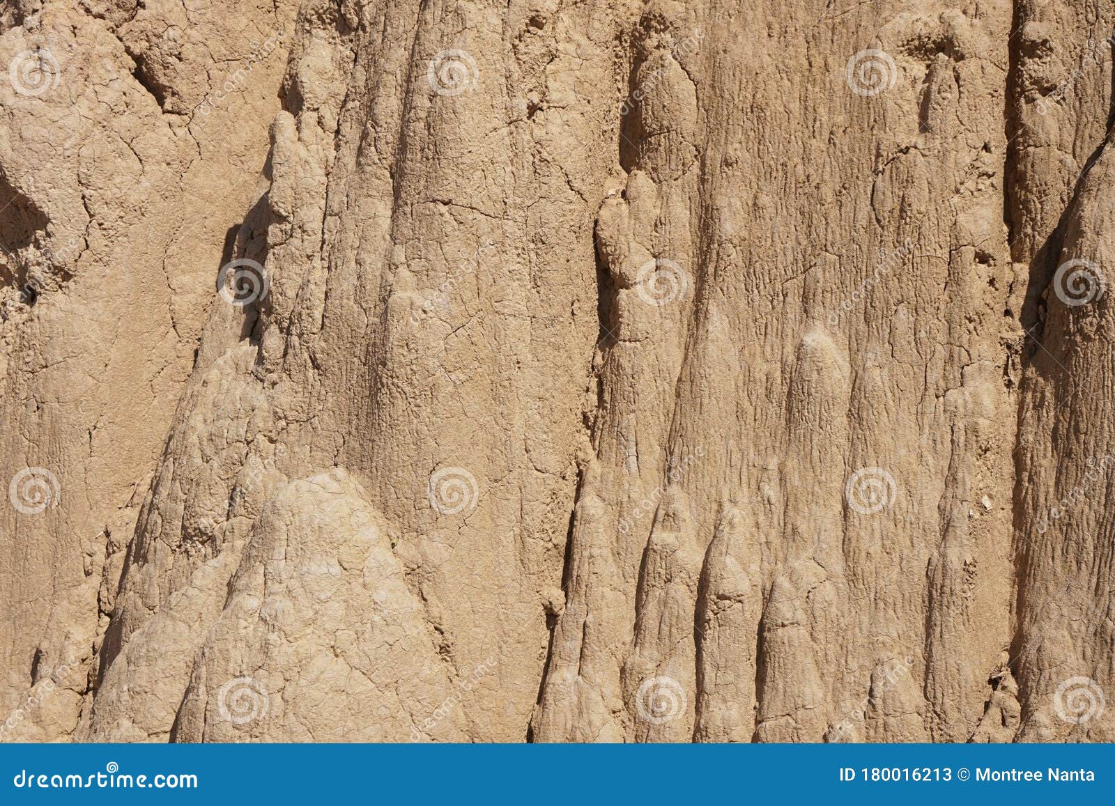 Texture of Soil Erosion Background. Stock Image - Image of mountains ...