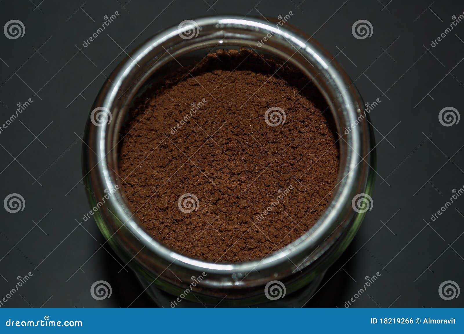 Texture of soluble coffee stock photo. Image of break - 18219266