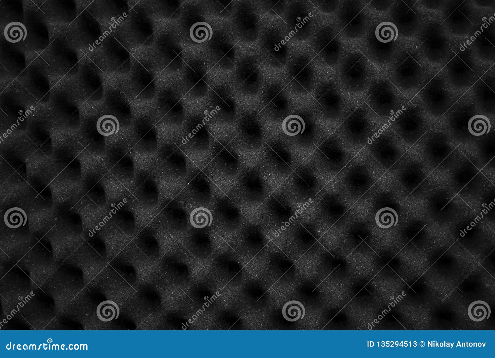 Texture Soundproof Panel of Polyurethane Foam. Abstract Black Rubber ...