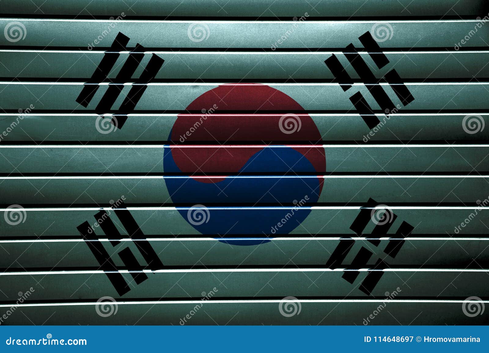 Texture of South Korea Flag. Stock Image - Image of abstract, concept ...