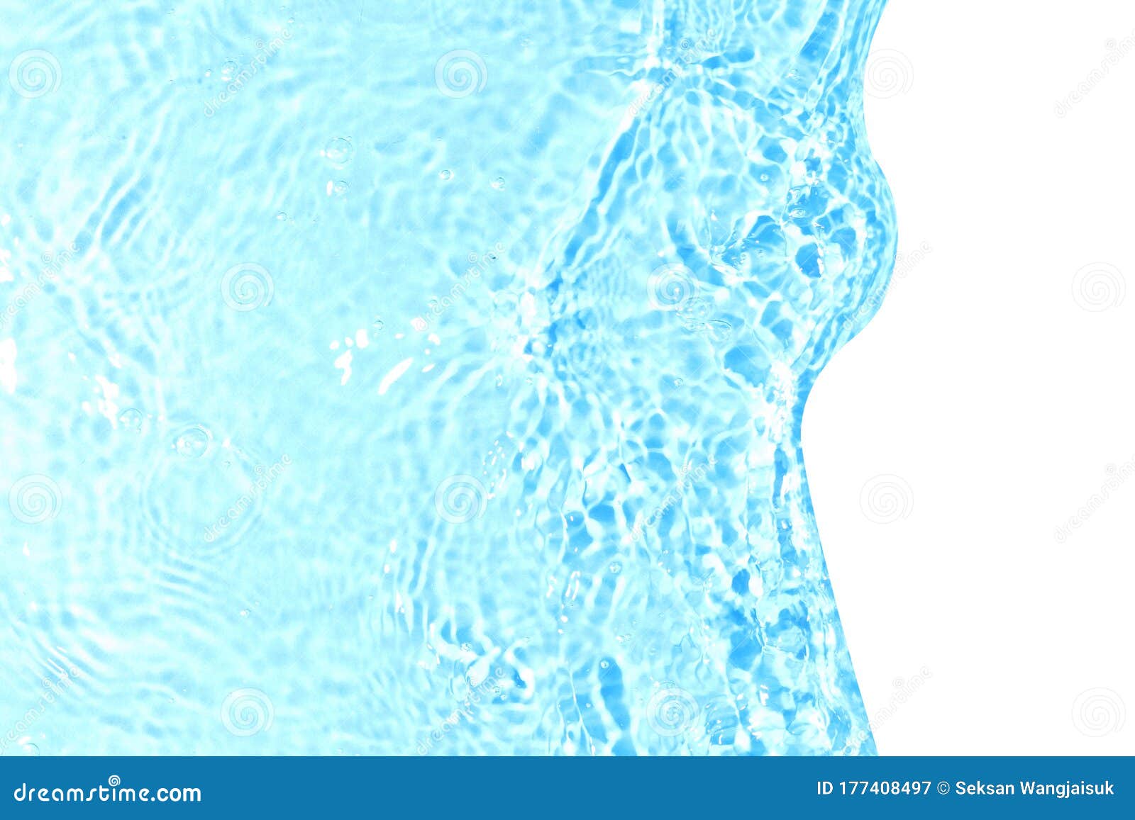 Texture of Splashing Water Isolated on White Background Stock Image ...