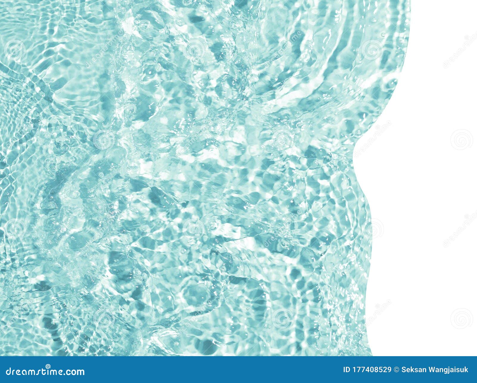 Texture of Splashing Water Isolated on White Background Stock Image ...