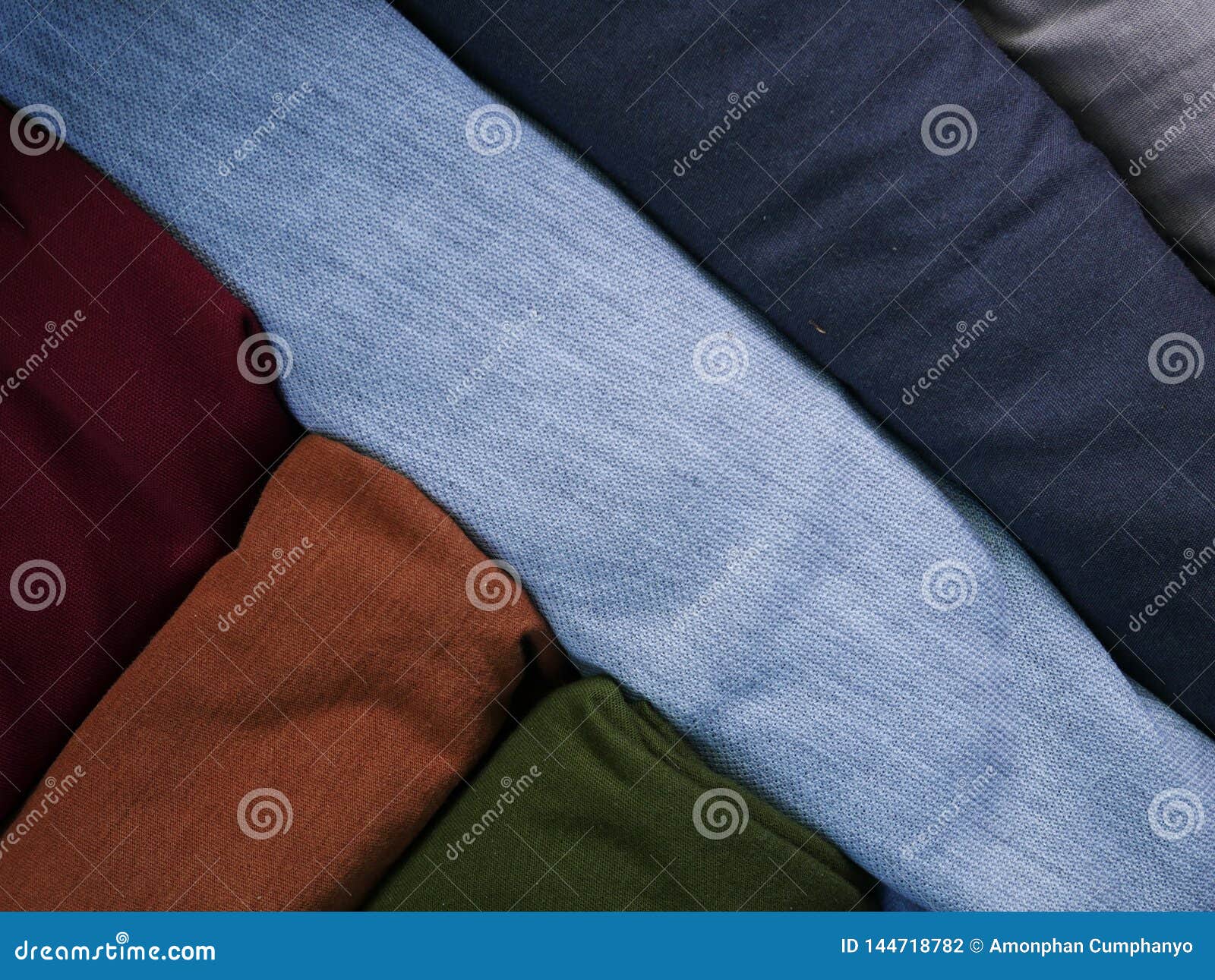 Stack Silk Fabric Background,sportswear Cloth Texture Stock Photo ...