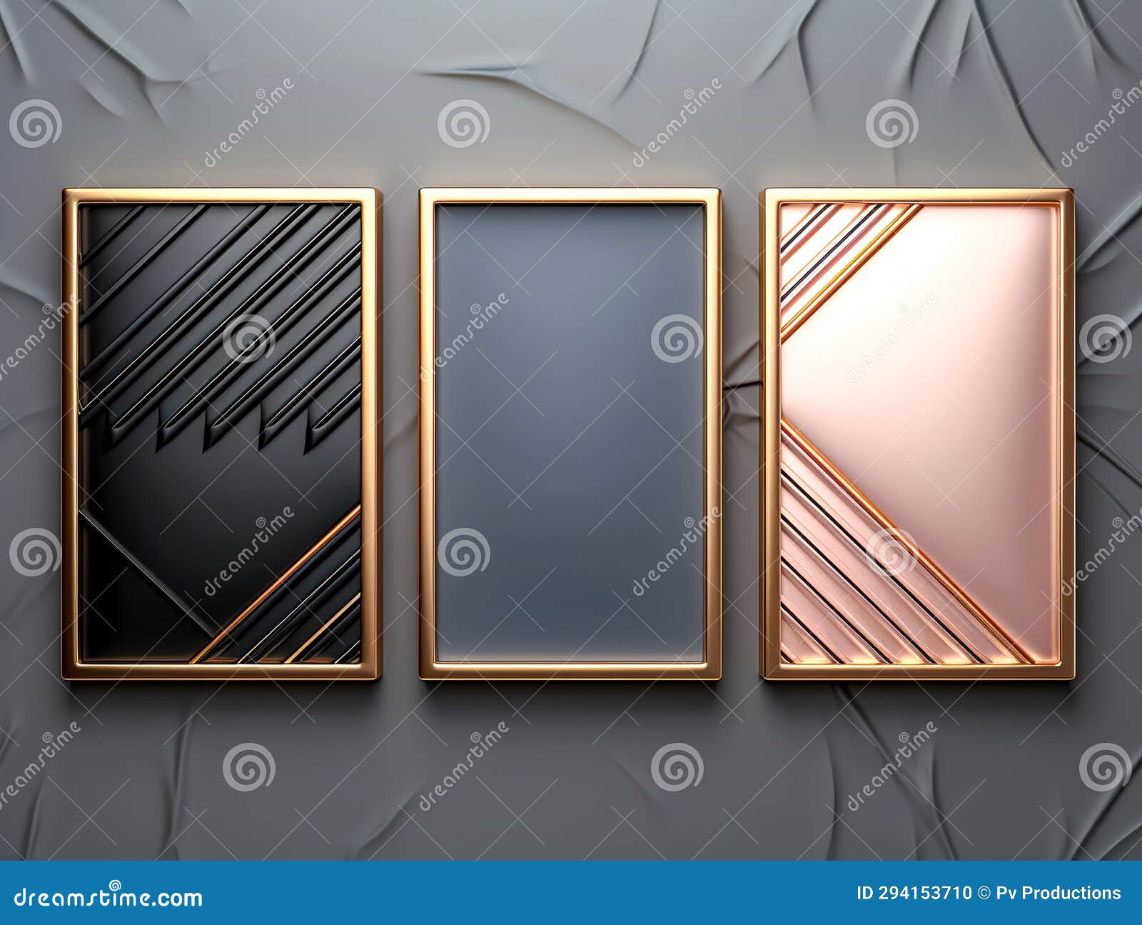 Texture Square Plates Set, Palette Design Template. Stock Illustration ...