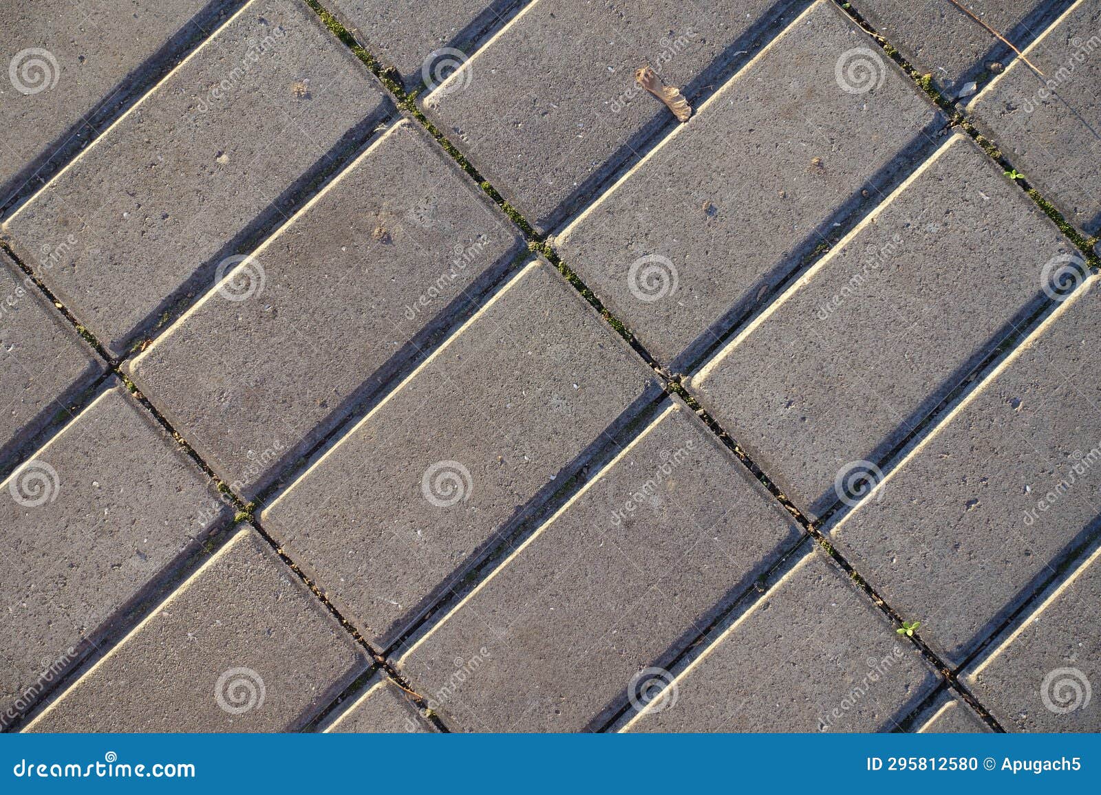 Texture of Stack Bond Brick-like Gray Concrete Pavement Stock Photo ...