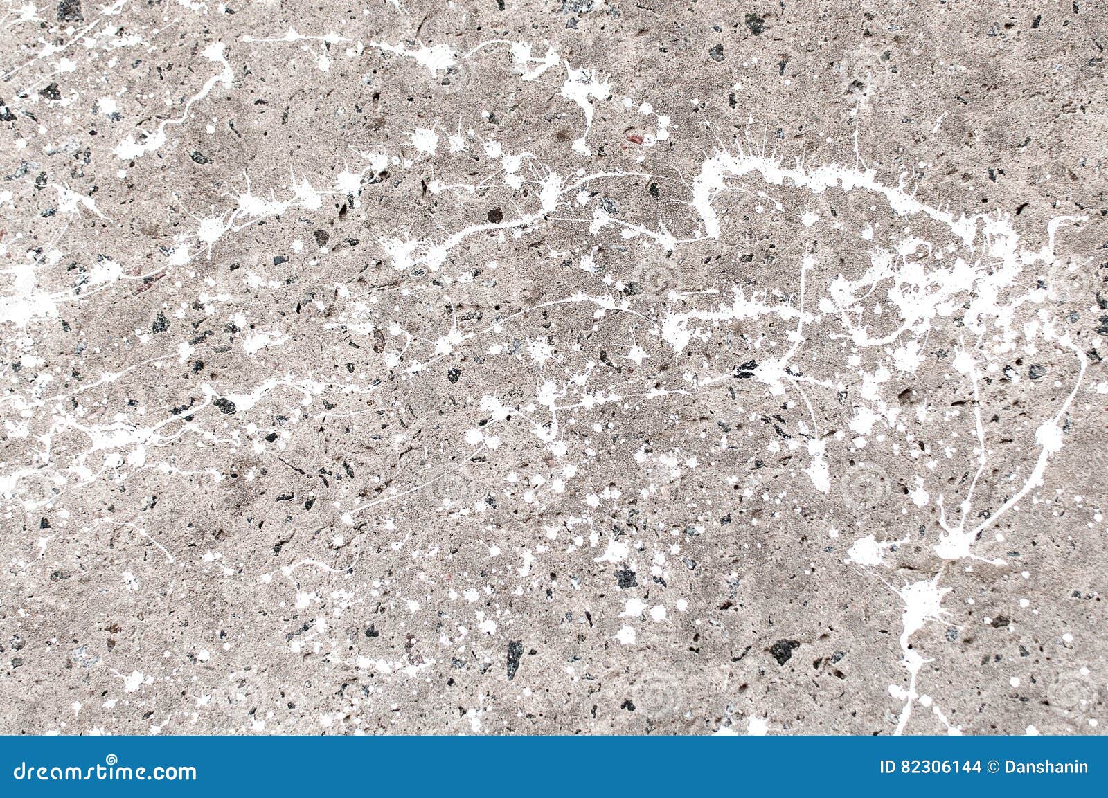 Texture of Stained Gray Concrete with Spots of White Paint Stock Photo ...