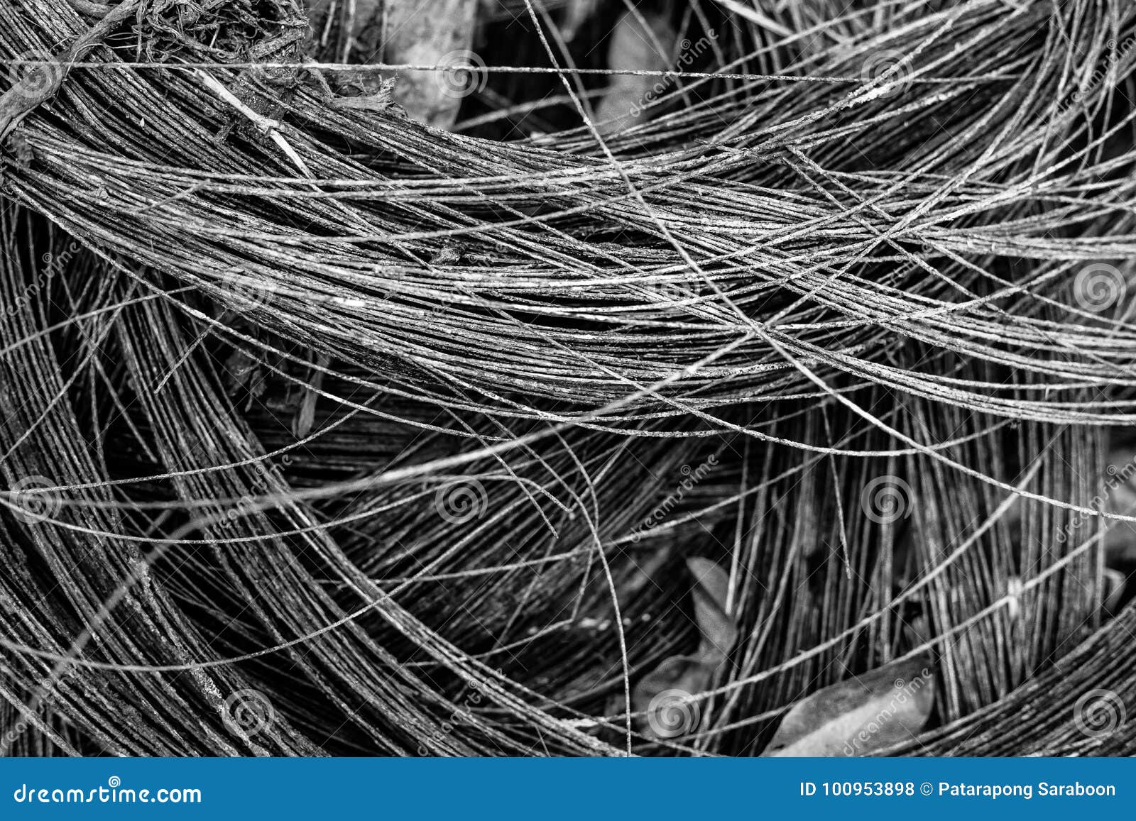 Texture of Steel Rusty Wire in a Construction Stock Photo - Image of ...