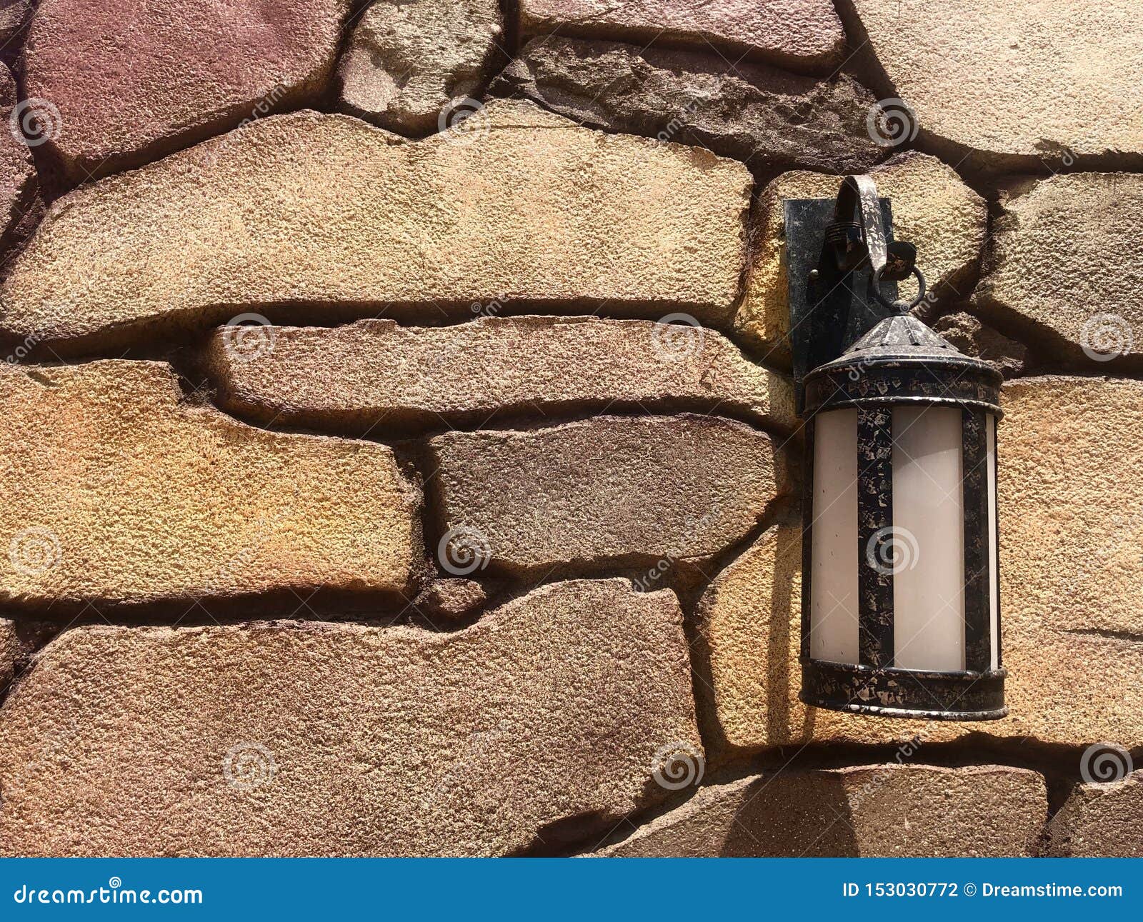 Texture Stone Beige Retro Lantern Stock Photo - Image of retro, stone ...