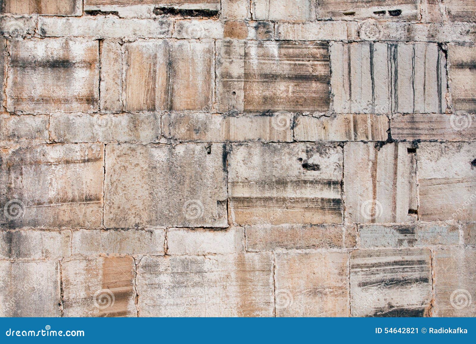 Texture of Stone Blocks in the Wall Stock Image - Image of concrete ...