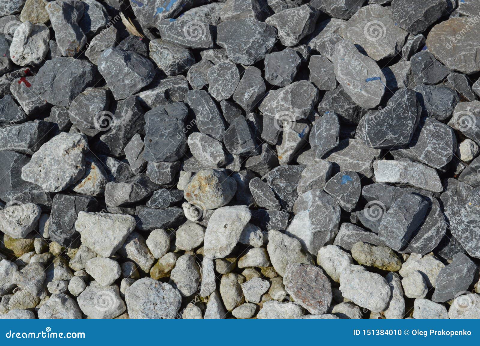 The Texture of the Stone of Different Textures and Sizes Stock Photo ...
