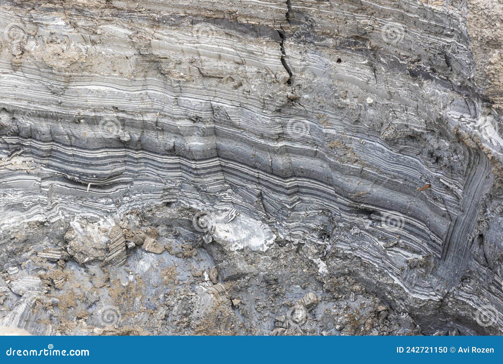 Texture of Stone, Flow Pattern. Sinkhole, Also Called Sink or Doline ...