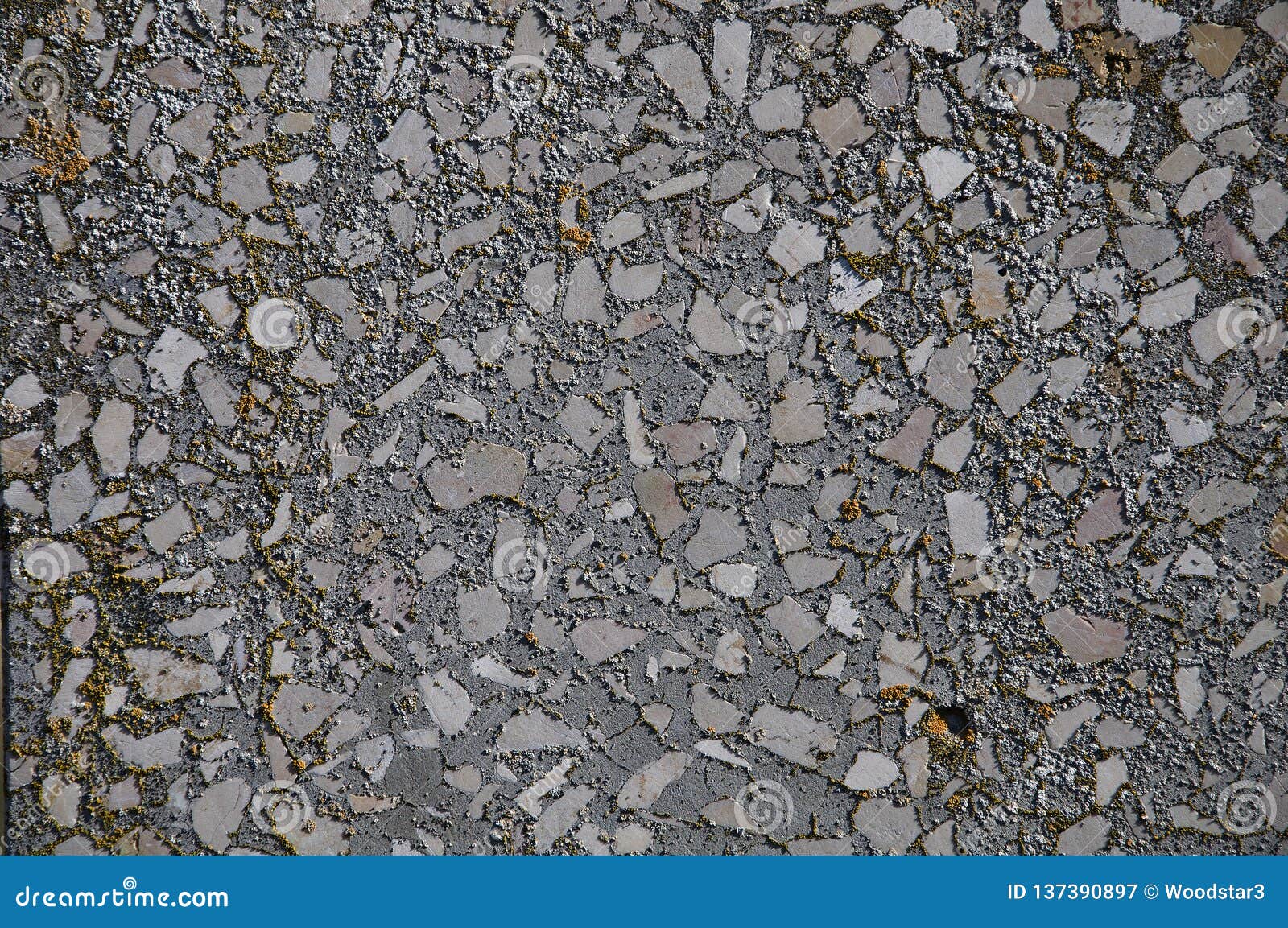 The Texture of the Stone Fragments. Gray Background of Cement Stock ...