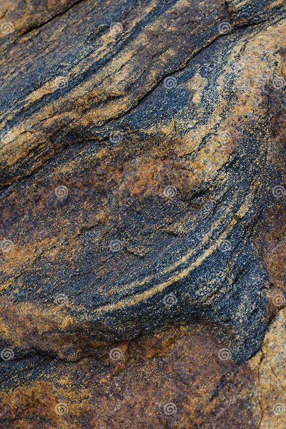 The Texture of the Stone.Granite,striped Pattern.Close Photographed ...