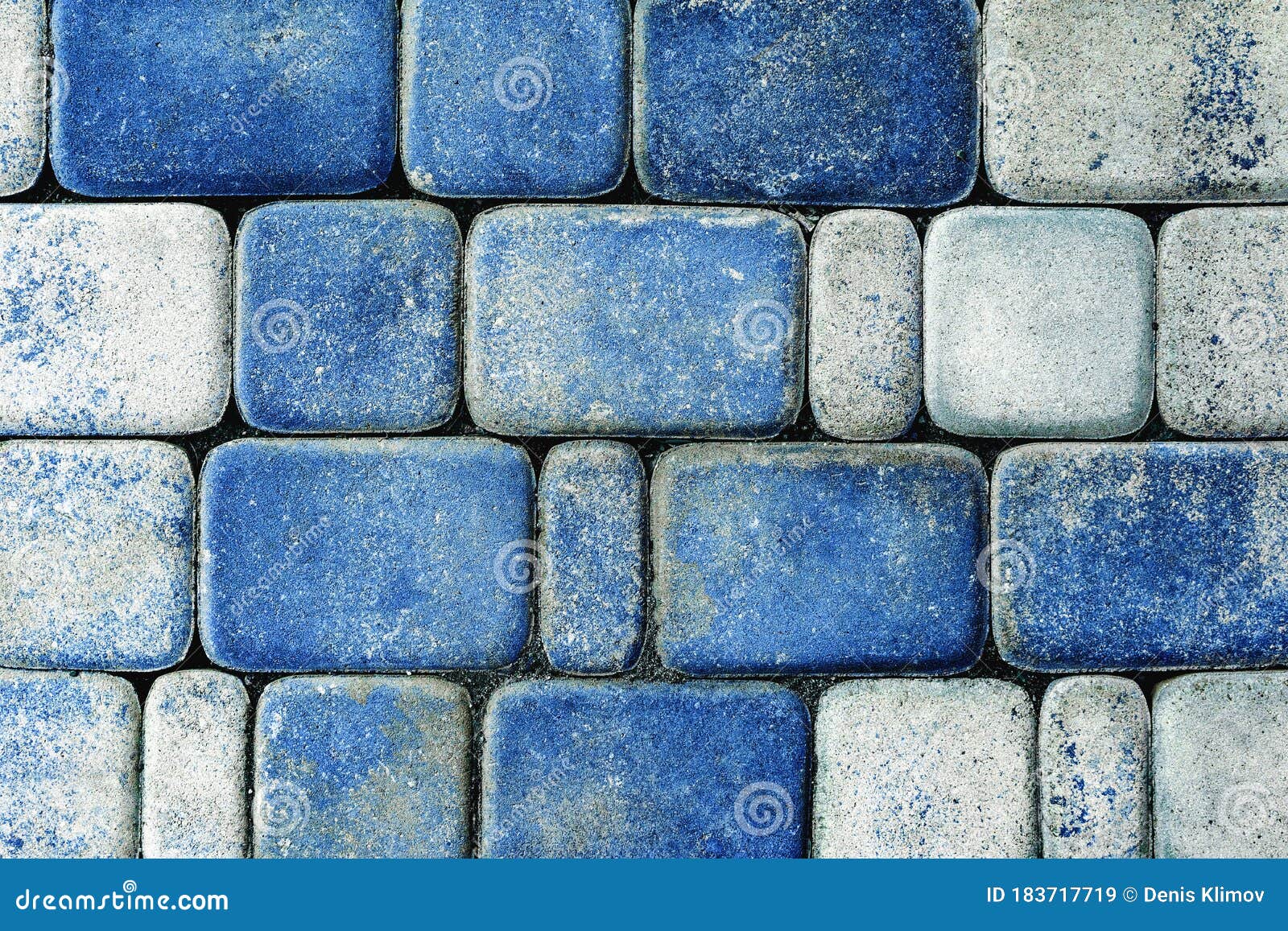 The Texture of the Stone Masonry of Stone with a Blue Tint. Stock Image ...