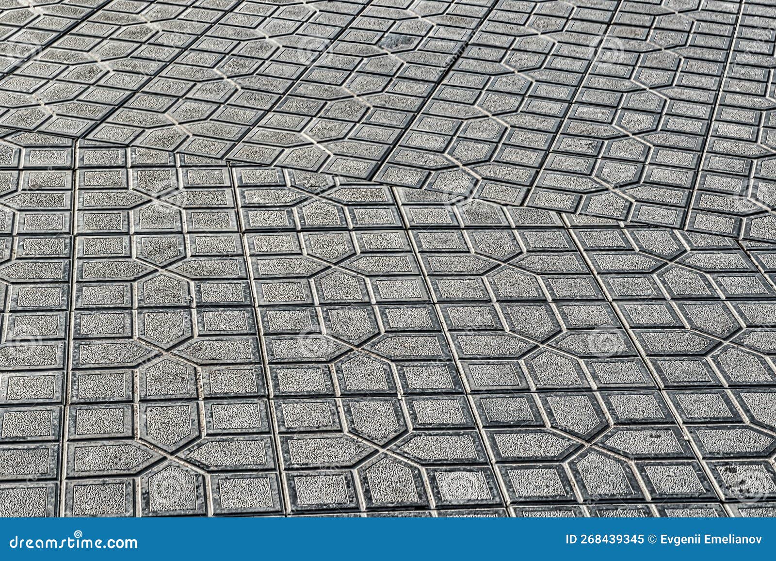 The Texture of a Stone Old Pavement with a Perspective. Stock Image ...