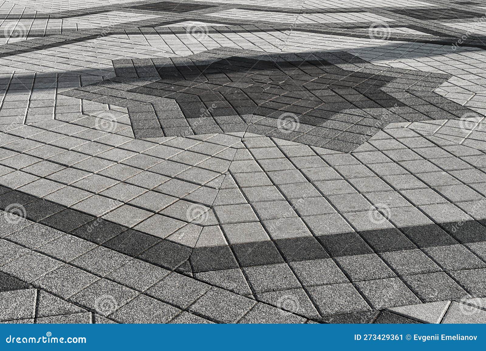 The Texture of a Stone Old Pavement with a Perspective. Stock Image ...