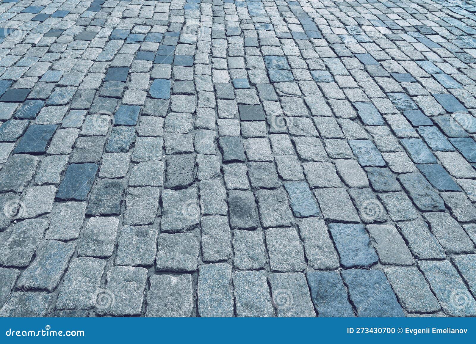 The Texture of a Stone Old Pavement with a Perspective. Stock Photo ...