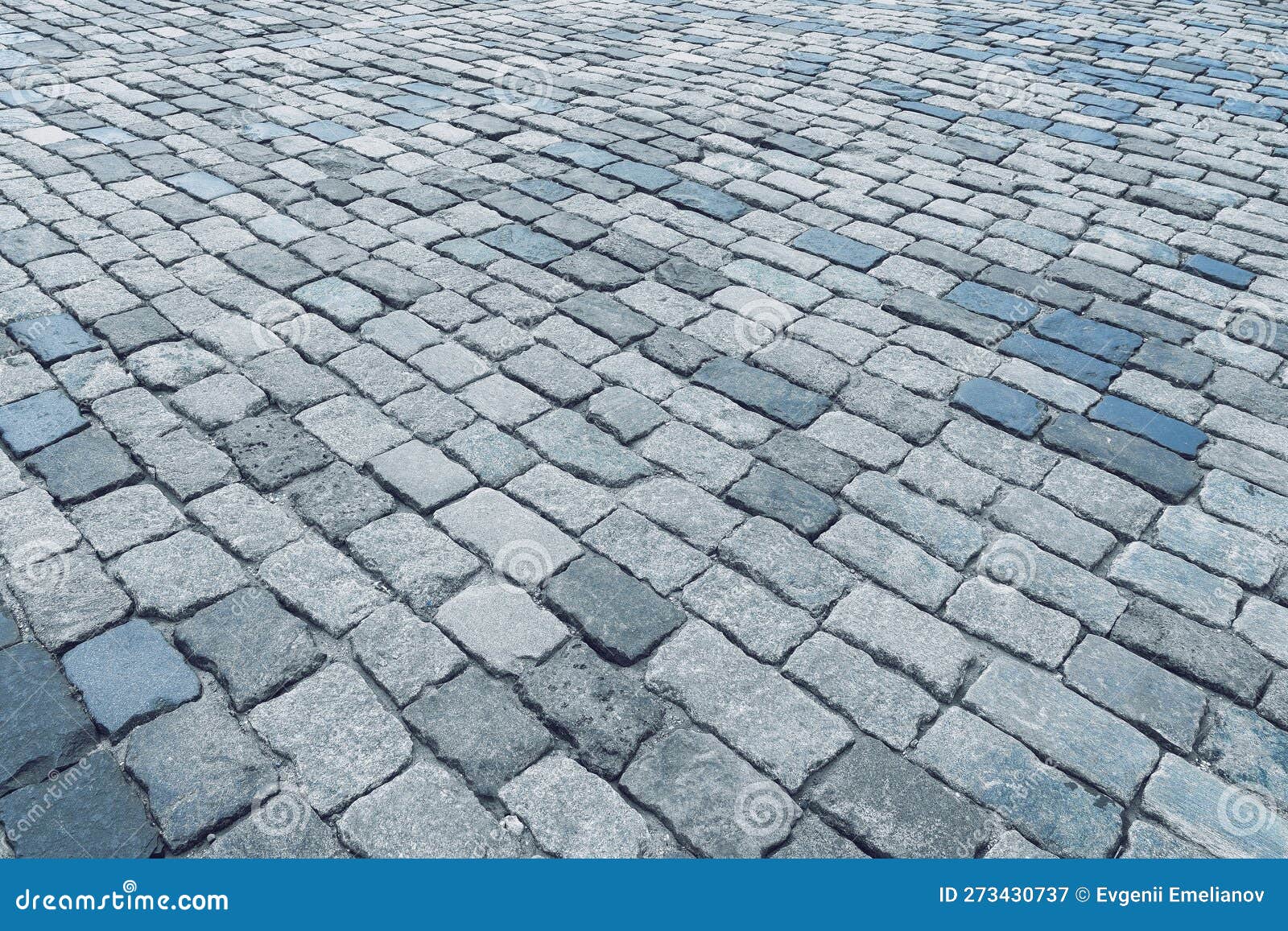 The Texture of a Stone Old Pavement with a Perspective. Stock Image ...
