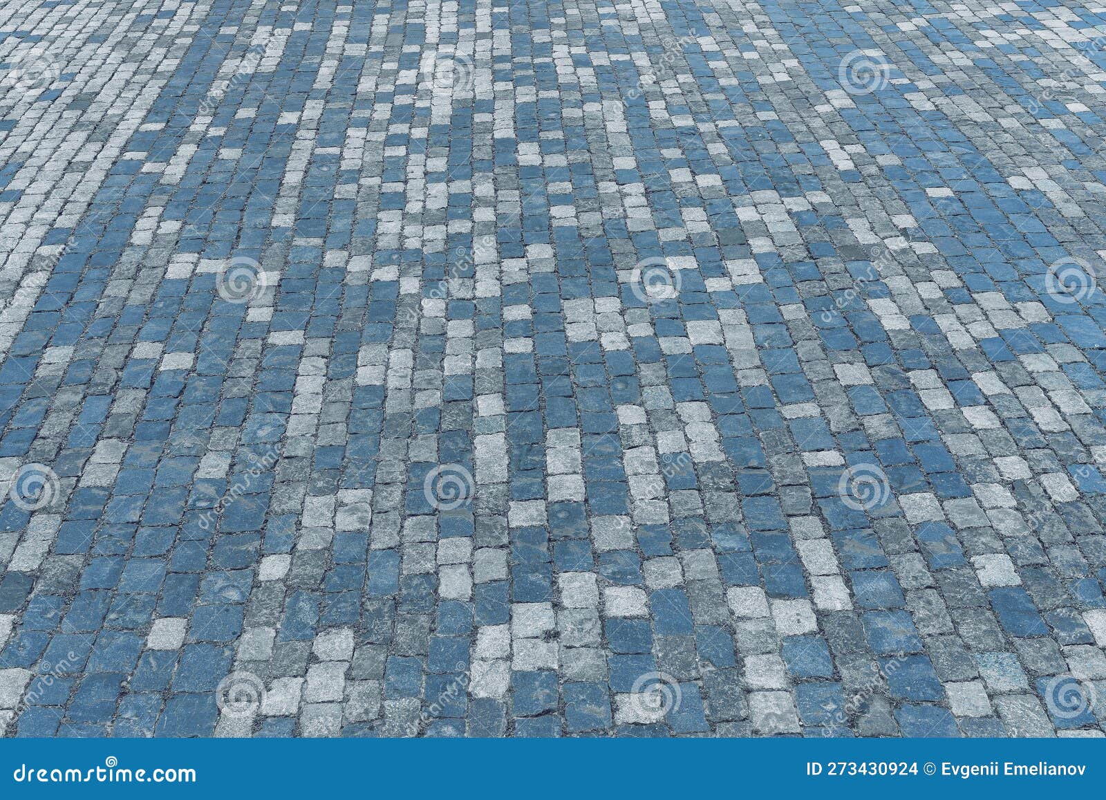 The Texture of a Stone Old Pavement with a Perspective. Stock Photo ...