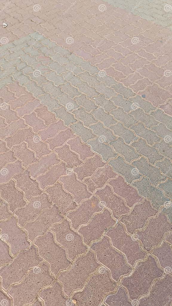 Texture of Stone Pavement: Abstract Seamless Cement Brick Pattern Stock ...