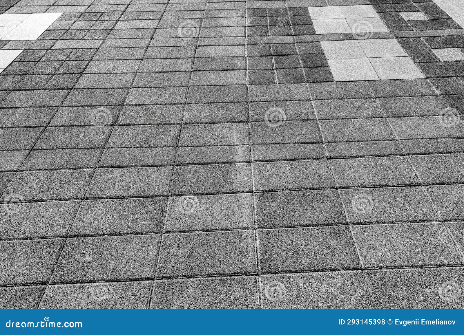 The Texture of a Stone Pavement with a Perspective. Stock Photo - Image ...