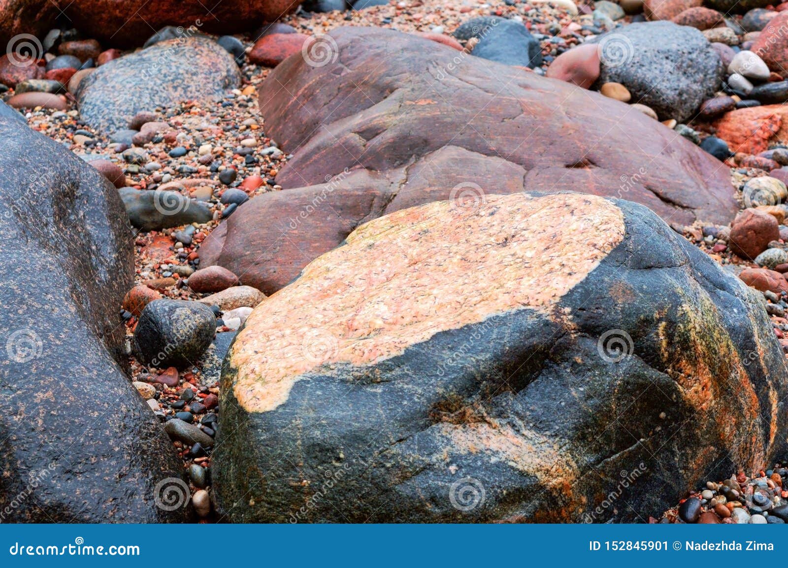 Sea Stone Background, the Texture of the Stone Stock Image - Image of ...