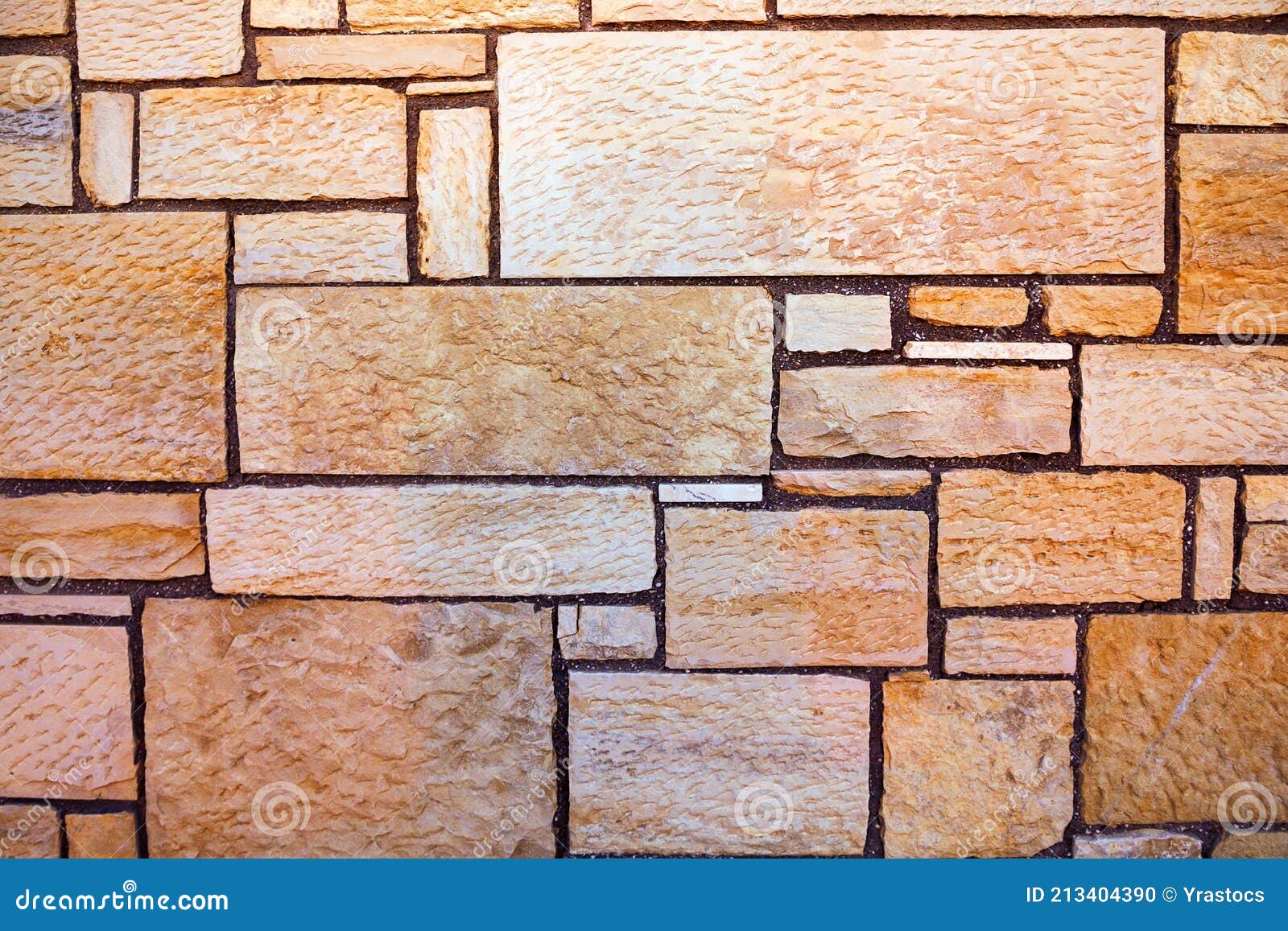 Texture of Stone. Tiles of Different Rectangular Shape. Wall of Stones ...