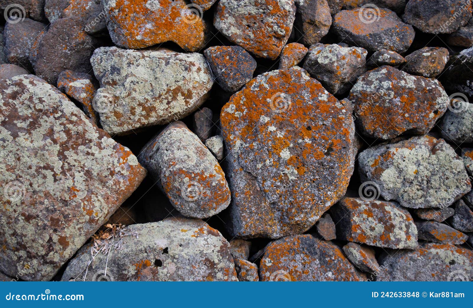 Texture Stone Wall, with Armenian Stones Stock Photo - Image of brown ...