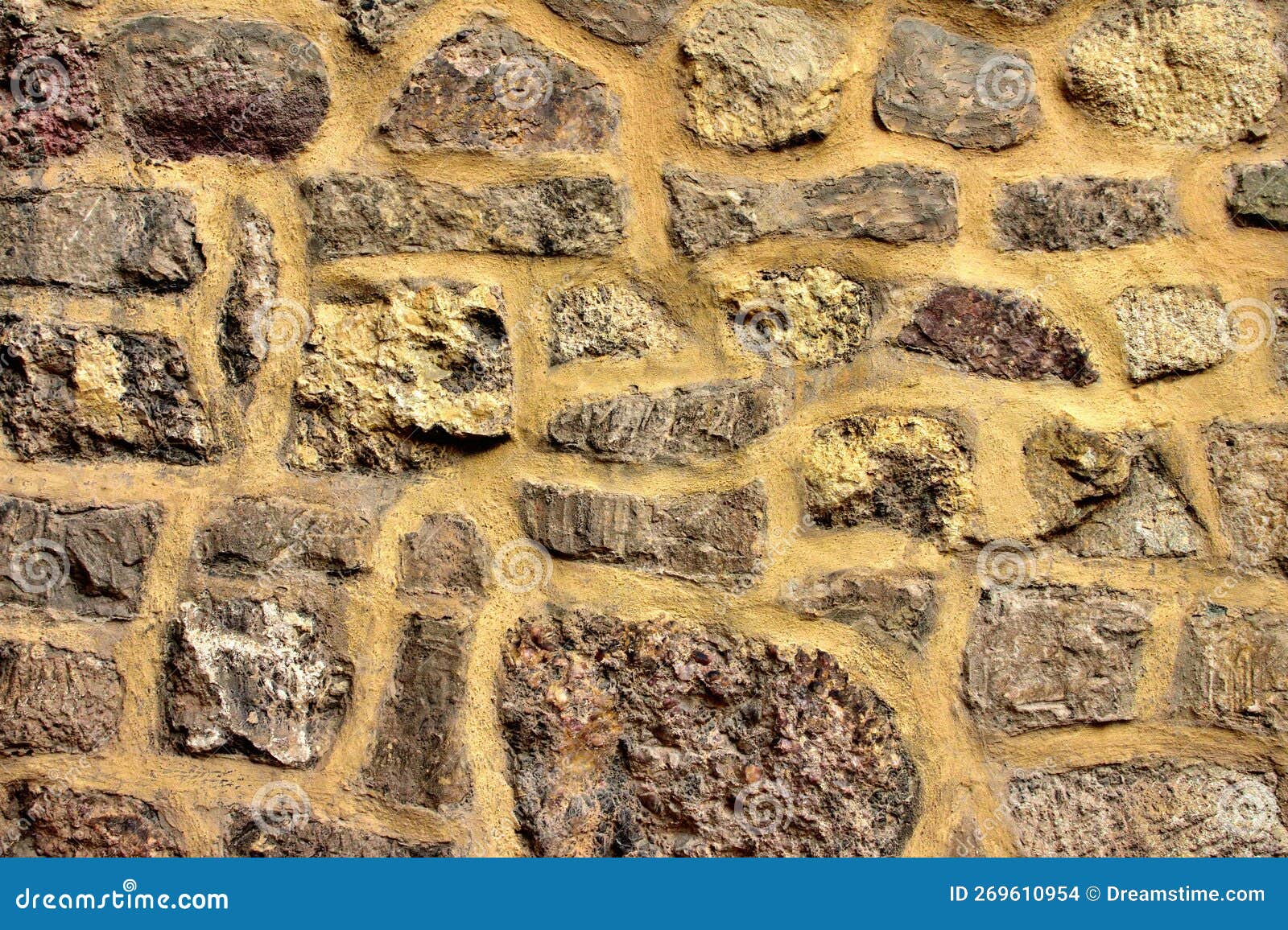 Texture of Stone Wall on Gothic Medieval Cathedral. Stock Photo - Image ...