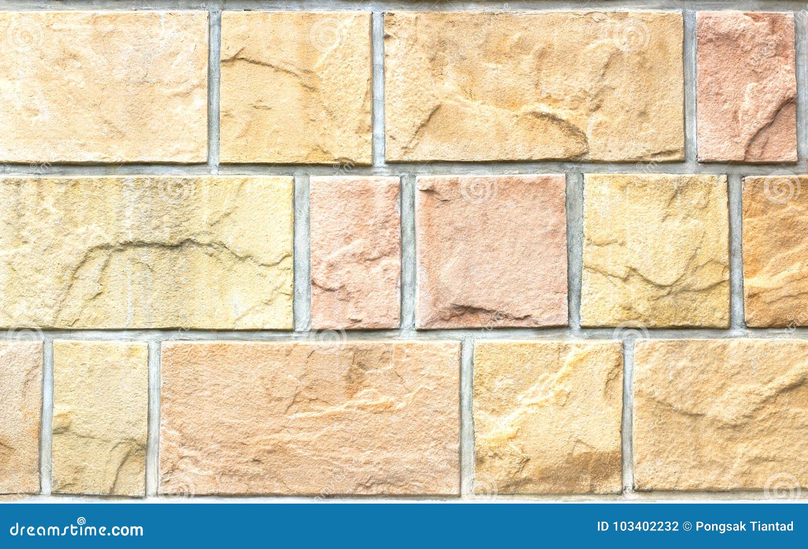 The Texture of Stone Wall Made with Blocks. Stock Photo - Image of grey ...