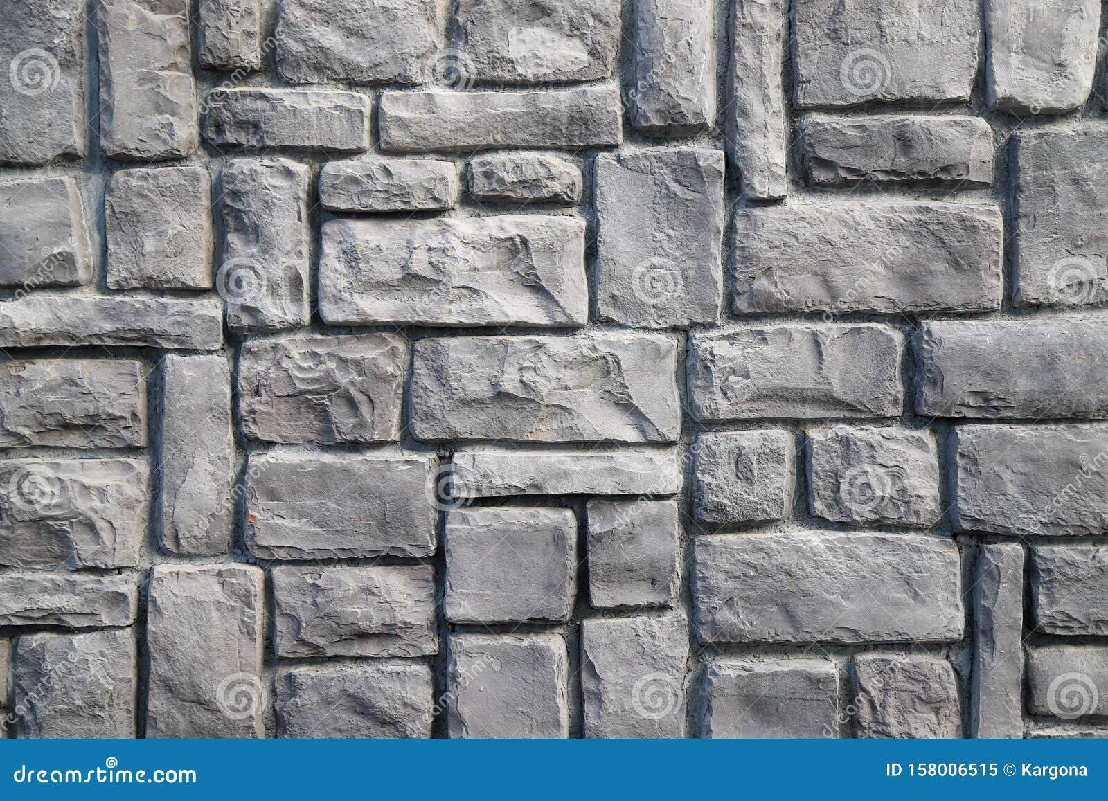 Texture of a Stone Wall Made of Rectangular Blocks of Different Sizes ...