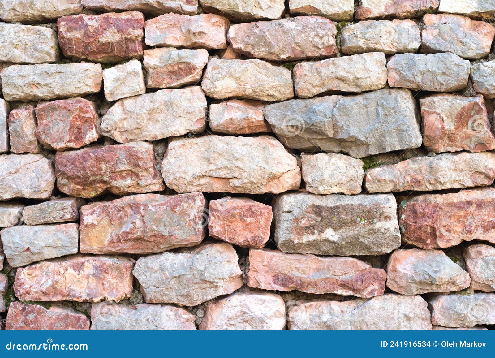 Texture of a Stone Wall. Natural and Abstract Background. Part of a ...