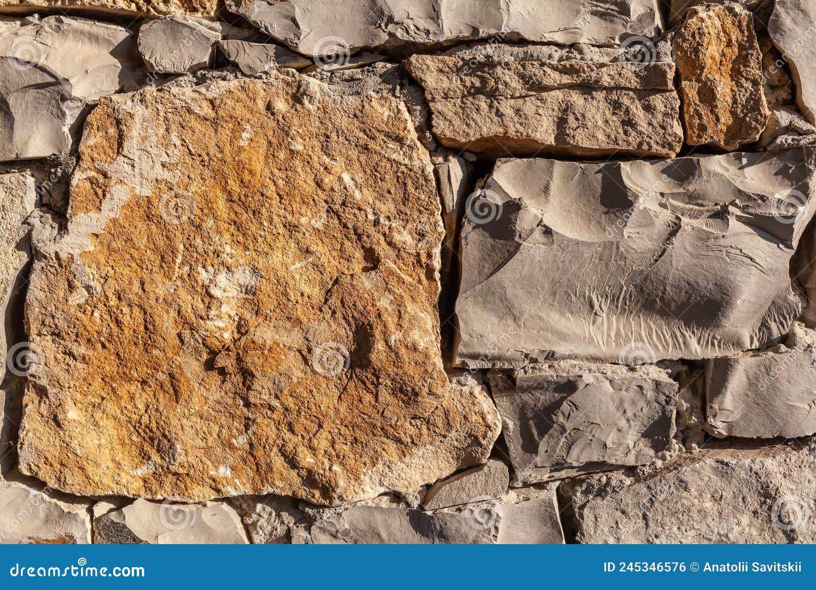 Texture of a Stone Wall. Old Castle Stone Wall Texture Background Stock ...